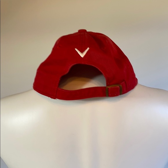 Callaway | Accessories | Callaway Golf Red Ball Cap | Poshmark